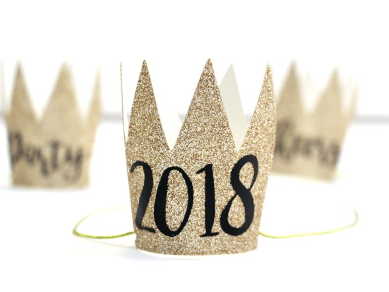 DIY New Year’s Eve Party Crowns - Polka Dotted Blue Jay